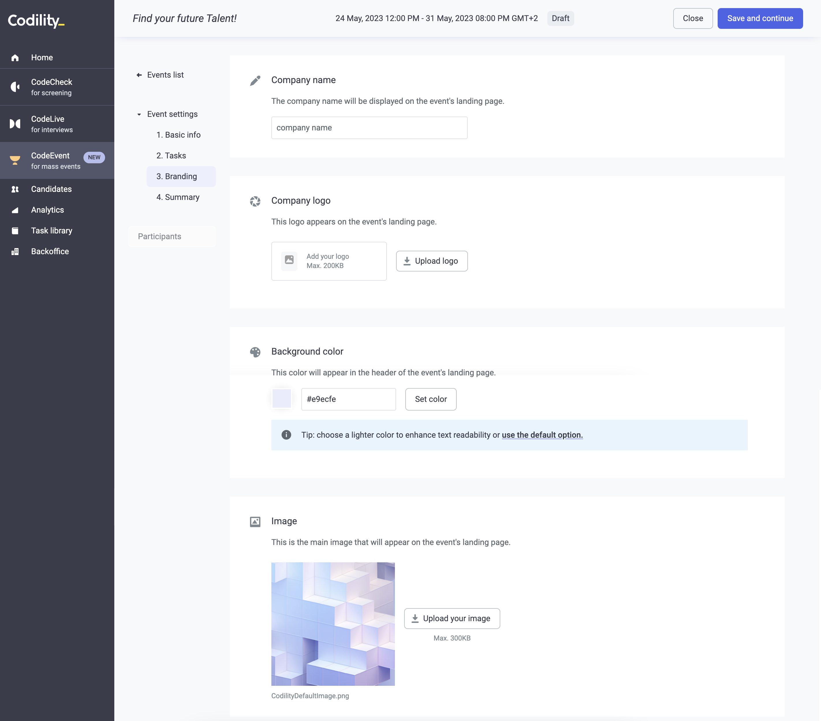 CodeEvent - What is CodeEvent? – Codility