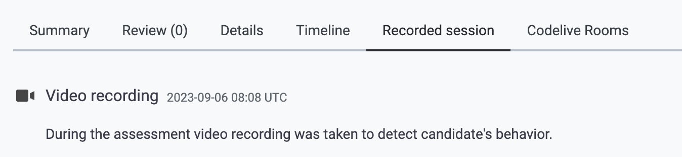 Video Proctoring – Codility