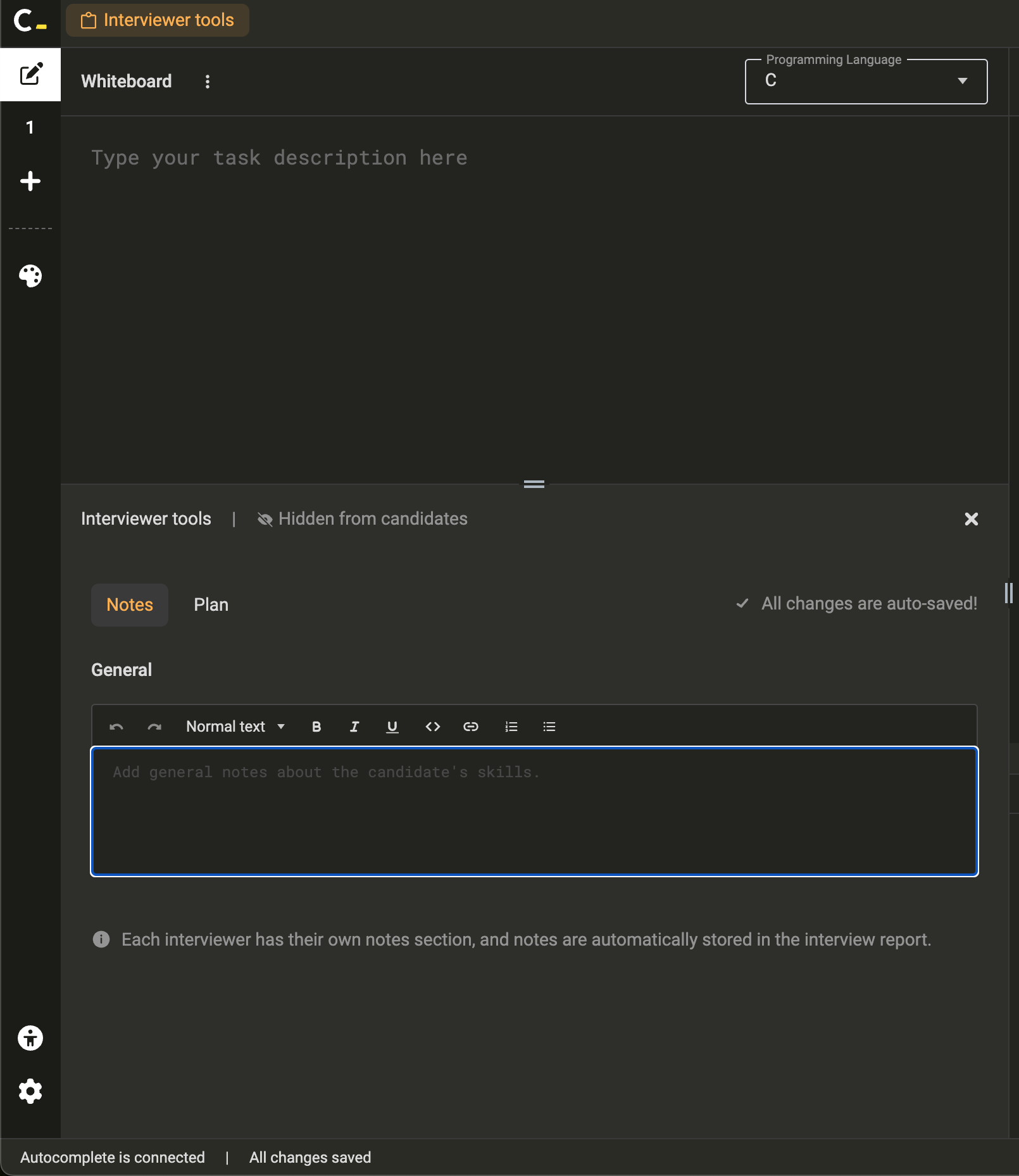 Interview Overview – Codility