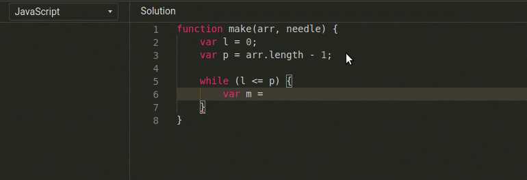 Autocomplete – Codility