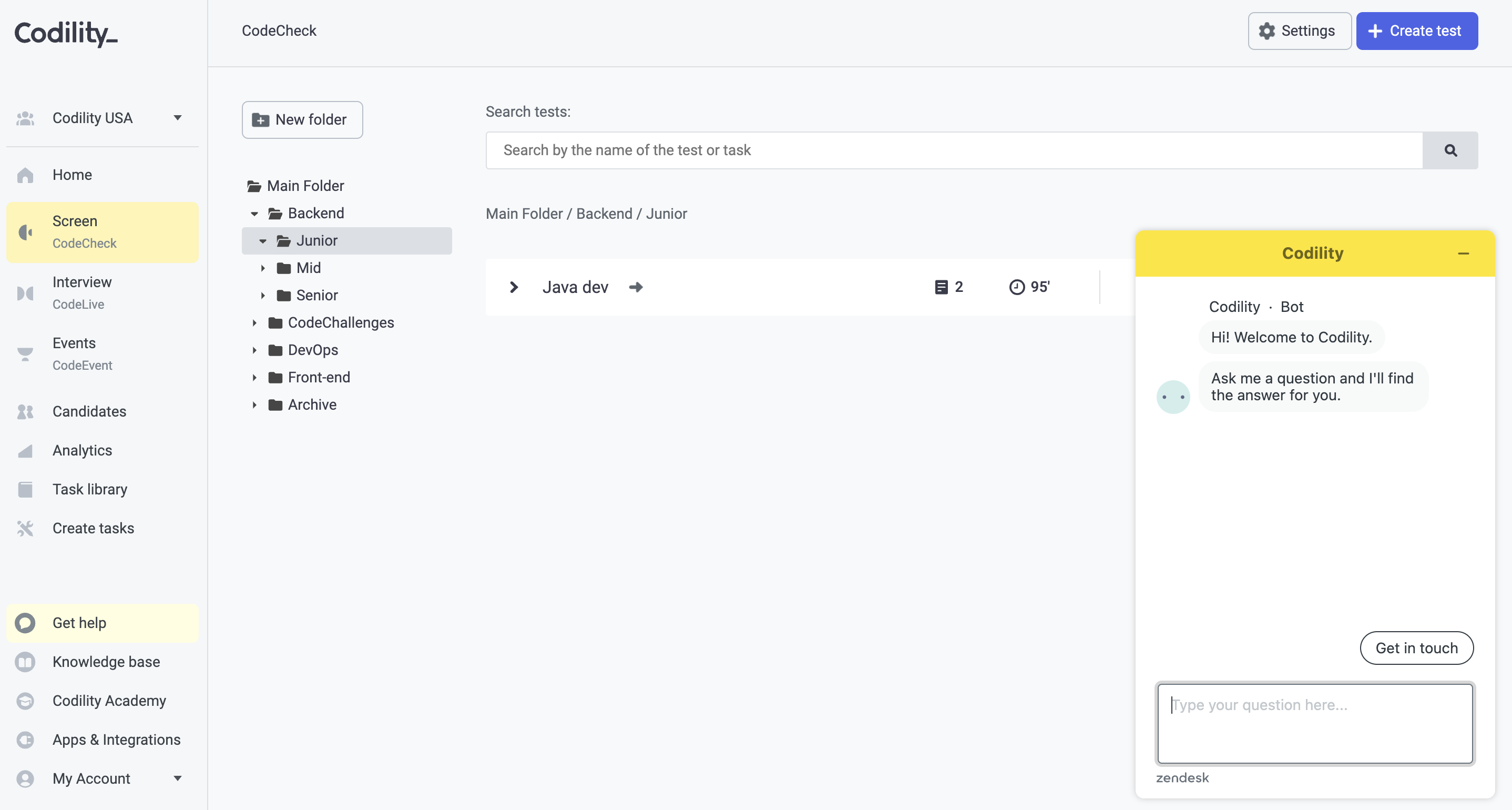 How can I contact support? – Codility
