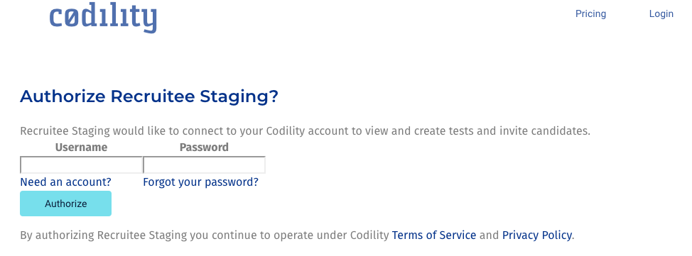 Integrating with Recruitee – Codility