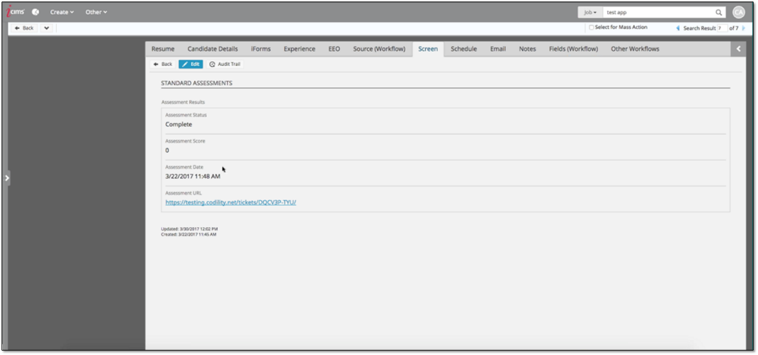 Integrating with iCIMS – Codility