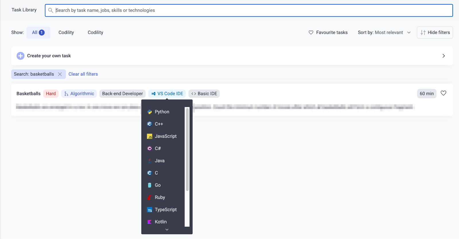 Next-gen VSCode IDE in Interview – Codility